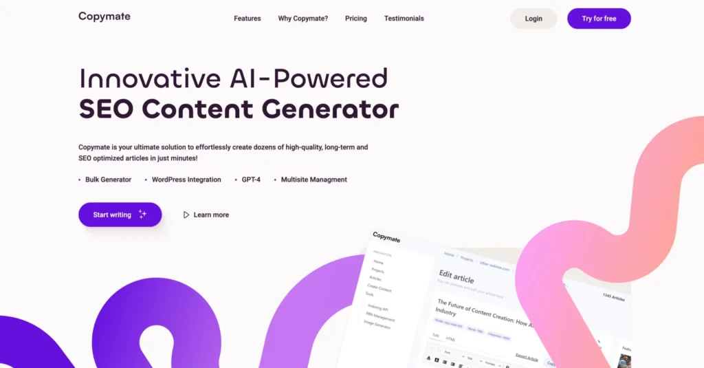 Copymate Review 2025: Is It The Best Content Writer Tool?